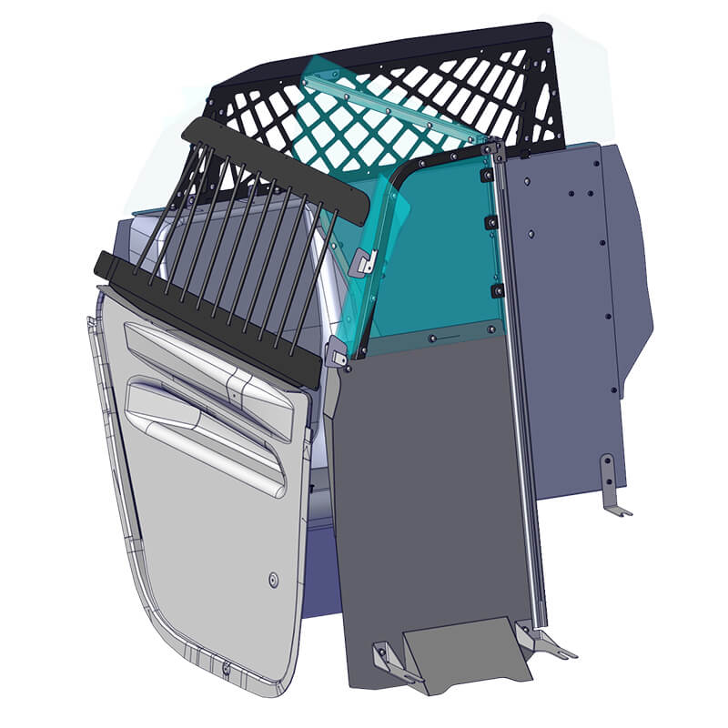 Jotto Desk 475-1711 Single Cell Prisoner Transport System for Chevy Ta ...